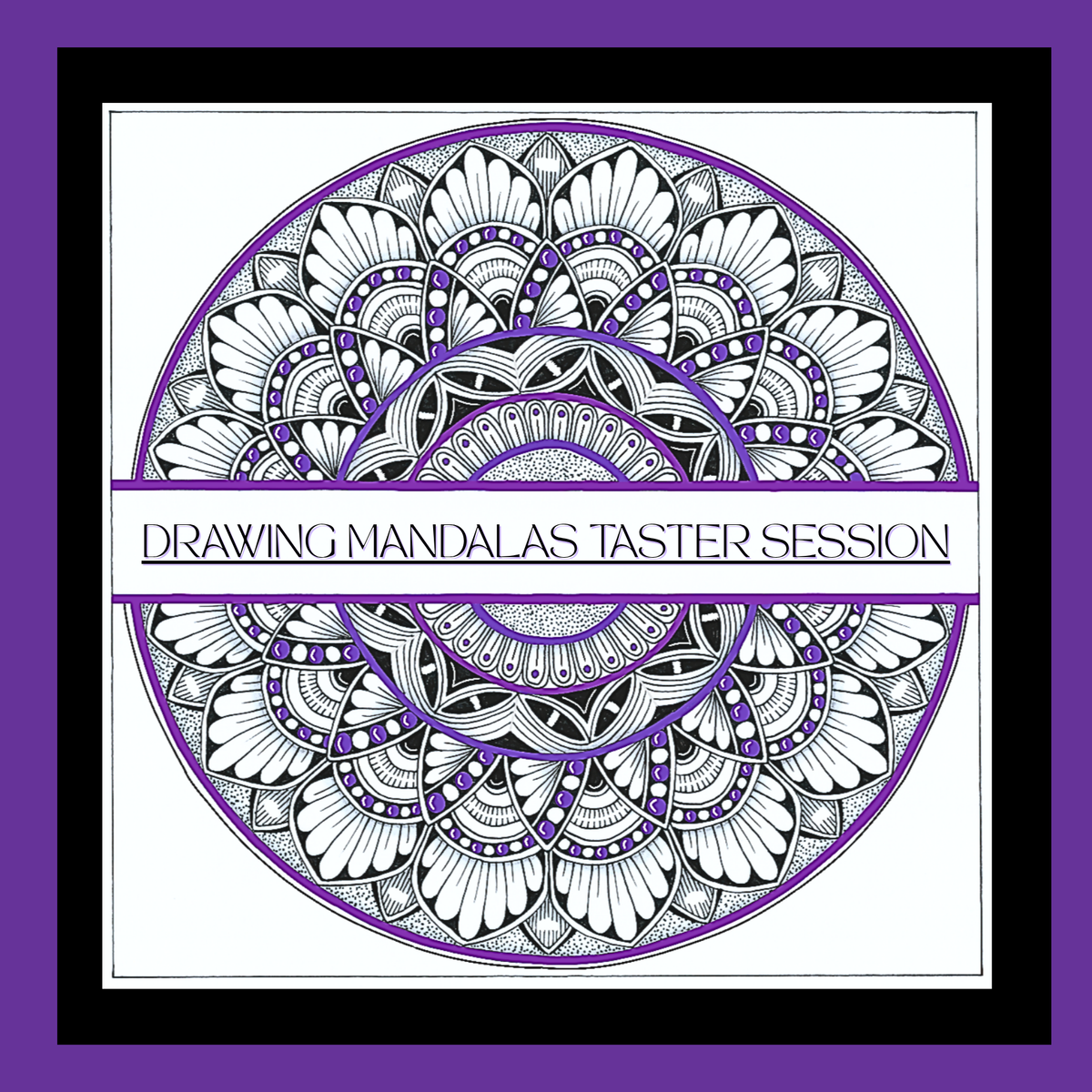 MINI MANDALA DRAWING TASTER SESSION - 1 HOUR – Tangledweb Creations